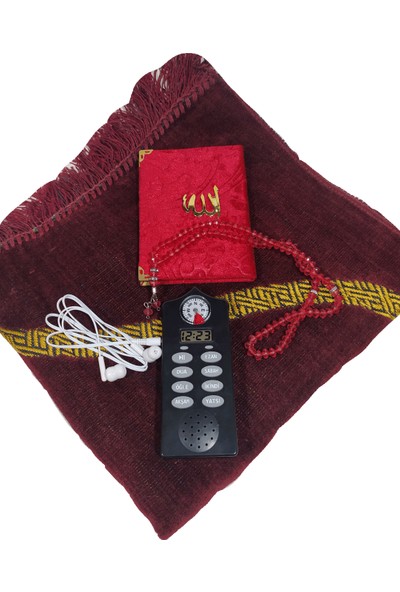 Furkan Namaz Öğreten Sesli Seccade Seti Lüks