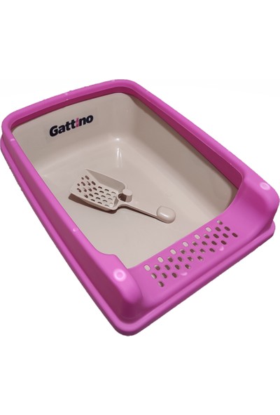 Gattino Açık Kedi Tuveleti+Kum Küreği