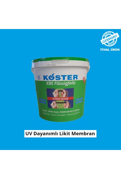 Köster Kbe Flüssigfolie - 20 kg - Bitüm-Kauçuk Esaslı, Uv Dayanımlı Likit Membran Köster Kbe Flüssigfolie - 20 kg - Bitüm-Kauçuk Esaslı, Uv Dayanımlı Likit Membran