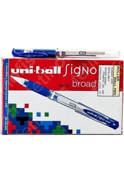 Uni-Ball L Signo U-153 Imza Kalemi 1.0 mm 12'li Uni-Ball L Signo U-153 Imza Kalemi 1.0 mm 12'li