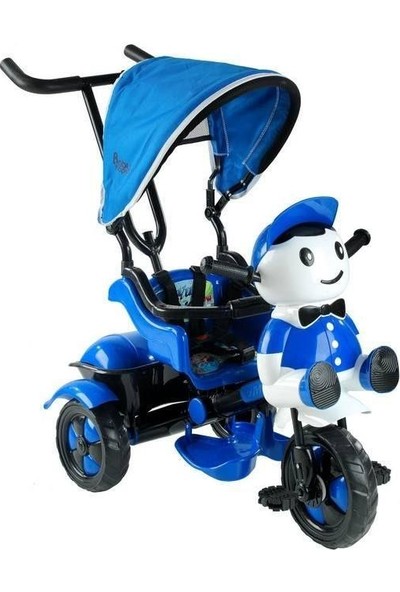 Baby Hope 125 Yupi Triycle 3 Tekerli Kontrollü Bisiklet Mavi Baby Hope 125 Yupi Triycle 3 Tekerli Kontrollü Bisiklet Mavi