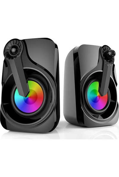 Mikado MD-X27 1+1 RGB Ledli Gaming Oyuncu Bilgisayar Hoparlörü Mikado MD-X27 1+1 RGB Ledli Gaming Oyuncu Bilgisayar Hoparlörü