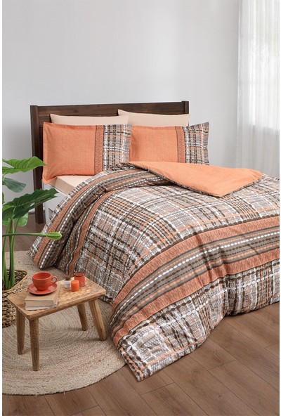 Özdilek Tek Kişilik Uyku Seti Tweed Oranj
