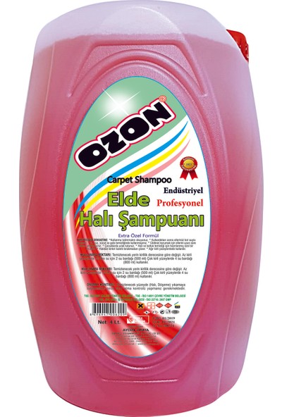 Ozon Halı Şampuanı Elde 4 kg Ozon Halı Şampuanı Elde 4 kg