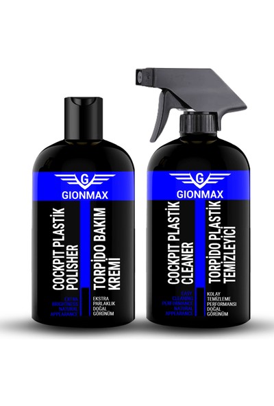 Gionmax Torpido Plastik Temizleyici - Torpido Plastik Bakım Kremi