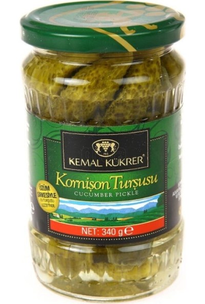 Kemal Kükrer 340 gr Salatalık Turşusu Kemal Kükrer 340 gr Salatalık Turşusu