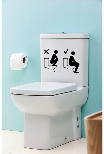 Artı Baskı Atölyesi Tuvalet Wc Sticker WC-011 Artı Baskı Atölyesi Tuvalet Wc Sticker WC-011