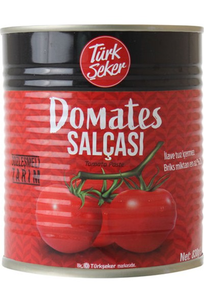 Türk Şeker Domates Salçası 830 gr