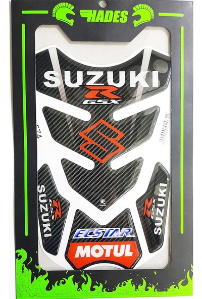 Hades Suzuki Tank Pad Karbon Hades Suzuki Tank Pad Karbon