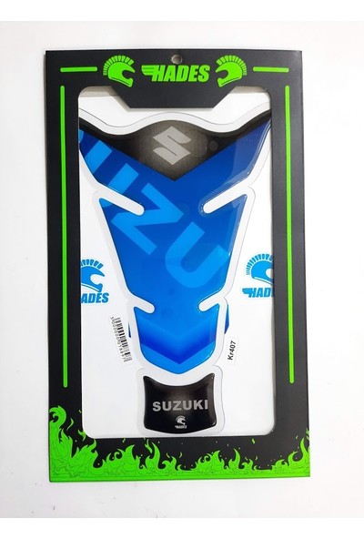 Hades Suzuki Tank Pad Universal Mavi Hades Suzuki Tank Pad Universal Mavi