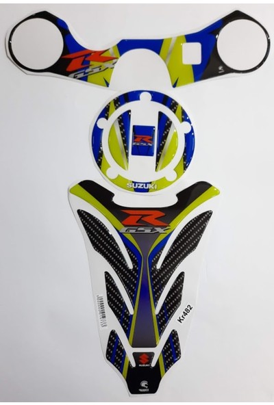 Hades GSXR600 Tank Pad Seti 6-15 Nıghtflou Mavi Hades GSXR600 Tank Pad Seti 6-15 Nıghtflou Mavi