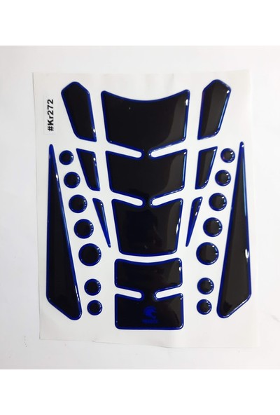 Hades Universal Tank Pad Çok Parçalı Siyah Mavi Hades Universal Tank Pad Çok Parçalı Siyah Mavi