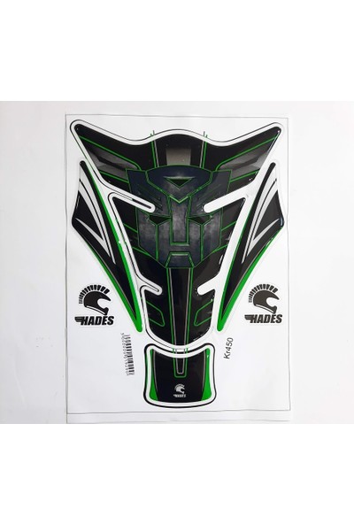 Hades Universal Tank Pad Transformers Yeşil Hades Universal Tank Pad Transformers Yeşil