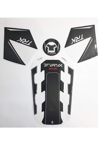 Hades TRK502 Tank Pad Seti Karbon Beyaz Hades TRK502 Tank Pad Seti Karbon Beyaz