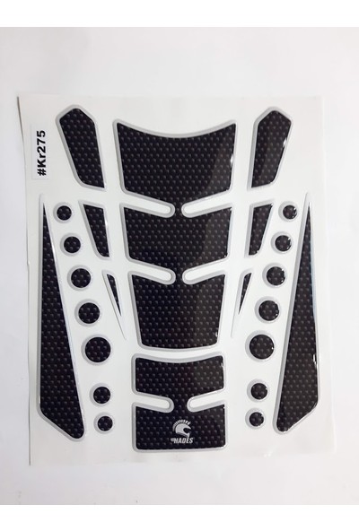 Hades Universal Tank Pad Çok Parçalı Karbon Beyaz Hades Universal Tank Pad Çok Parçalı Karbon Beyaz
