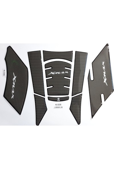 Hades Xmax 2018-2020 Tank Pad Seti Karbon Beyaz Hades Xmax 2018-2020 Tank Pad Seti Karbon Beyaz