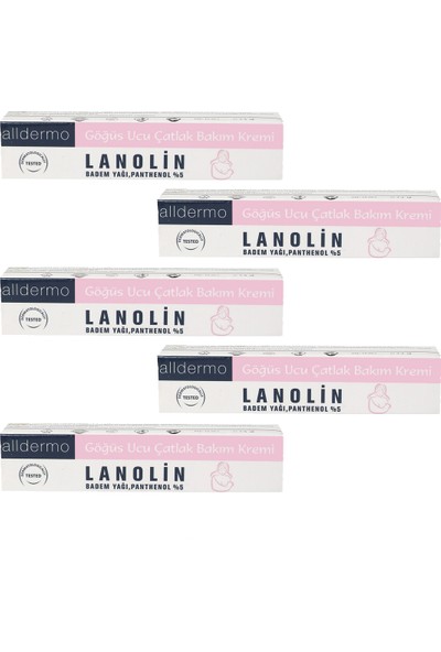 Alldermo Göğüs Ucu Çatlak Kremi x 5 Adet