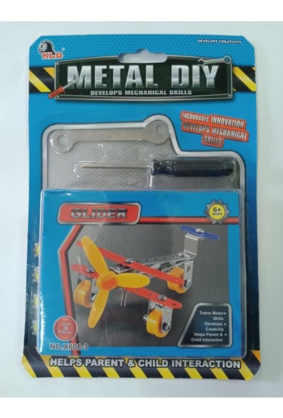 CC Oyuncak Metal Becerileri Metal Diy Glıder 36 Parça - x 608-3 CC Oyuncak Metal Becerileri Metal Diy Glıder 36 Parça - x 608-3