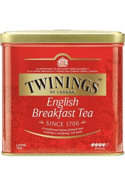 Twinings English Breakfast Tea 200GR Twinings English Breakfast Tea 200GR