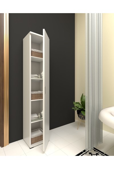 DEWOODY BANYO DOLABI 5 BÖLMELİ BOY DOLABI ÇOK AMAÇLI DOLAP DEWOODY BANYO DOLABI 5 BÖLMELİ BOY DOLABI ÇOK AMAÇLI DOLAP