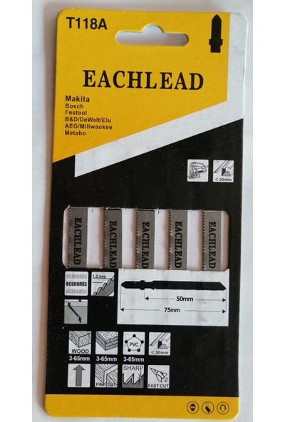 Eternal Dekupaj Testere Metal Kesme Ucu