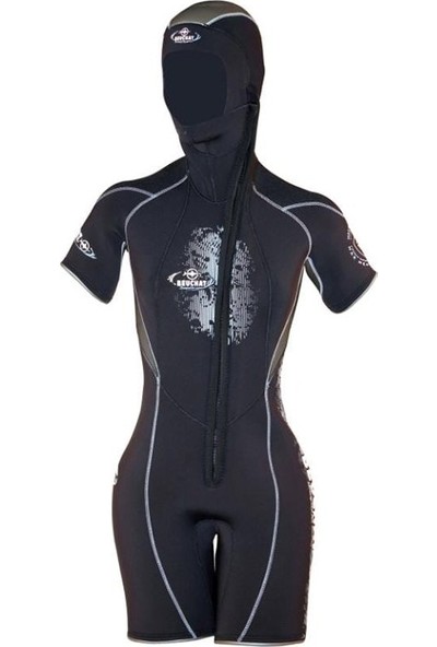 Beuchat Shorty Focea Comfort4, 5 Mm. Kadın Başlıklı Dalış Elbisesi S Beuchat Shorty Focea Comfort4, 5 Mm. Kadın Başlıklı Dalış Elbisesi S