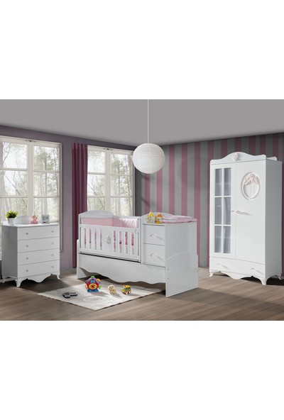 Setay Bebek Odası Flowers Bebek Odası Takımı 2 Kapılı Dolap Setay Bebek Odası Flowers Bebek Odası Takımı 2 Kapılı Dolap