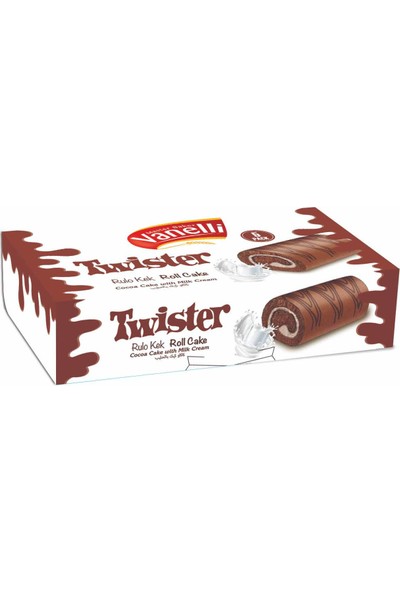 Vanelli Twister Kakaolu Rulo Kek 35 gr x 5'li
