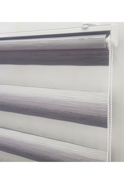 Arben Gri Siyah Renk Geçişli Zebra Perde 160 x 200 Arben Gri Siyah Renk Geçişli Zebra Perde 160 x 200