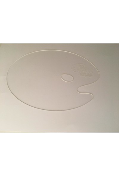 Palet Sanat Akrilik Palet Şeffaf 25 x 32 cm