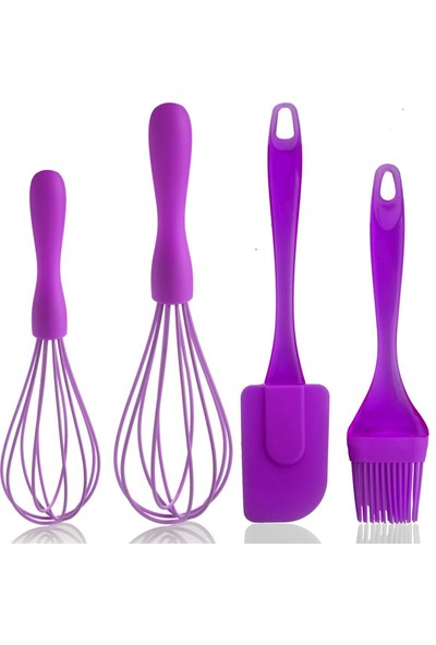Homerest Silikon Çırpıcı ve Spatula Set Homerest Silikon Çırpıcı ve Spatula Set