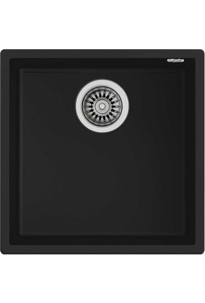 Teka SQUARE 40.40 TG BLACK Tezgahaltı Granit Eviye Siyah 40 cm 115230025 Teka SQUARE 40.40 TG BLACK Tezgahaltı Granit Eviye Siyah 40 cm 115230025