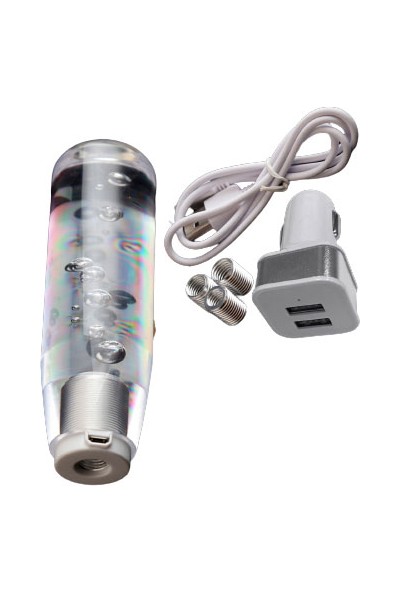 Buyfun LED Işık Rgb Vites Topuzu Çubuk Kristal Şeffaf Kabarcık Buyfun LED Işık Rgb Vites Topuzu Çubuk Kristal Şeffaf Kabarcık