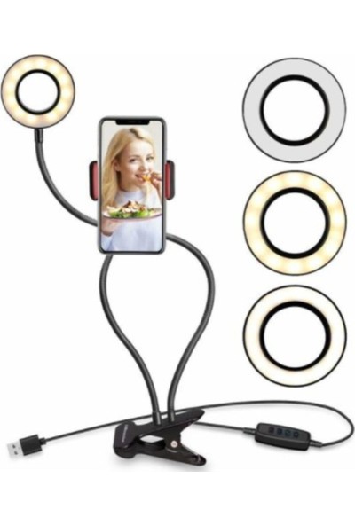 Asfal LED Masa Lambası LED Ring Light Youtuber Light Stüdyo Işığı Asfal LED Masa Lambası LED Ring Light Youtuber Light Stüdyo Işığı