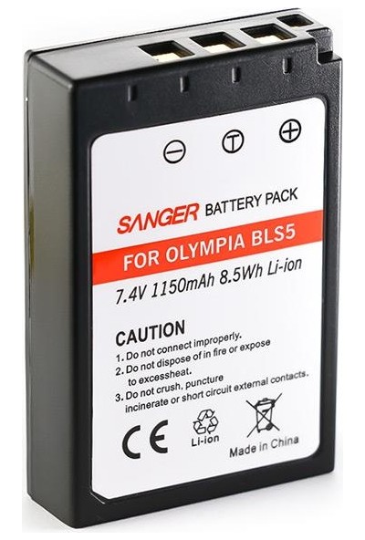 Sanger Bls-50 Olympus Fotoğraf Makinesi Batarya