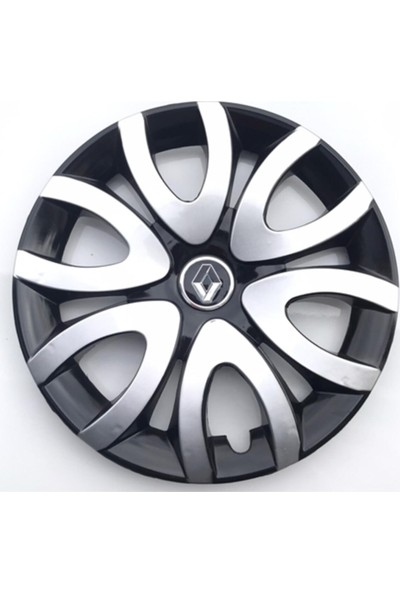 Avsaroto Renault Clio 3 15'' Inç Çelik Görünümlü Renkli 4lü Set Jant Kapağı