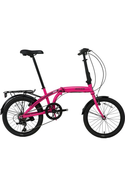 Bisan Twin-S Katlanabilir Bisiklet 6 Vites 20 Jant Pembe Bisan Twin-S Katlanabilir Bisiklet 6 Vites 20 Jant Pembe