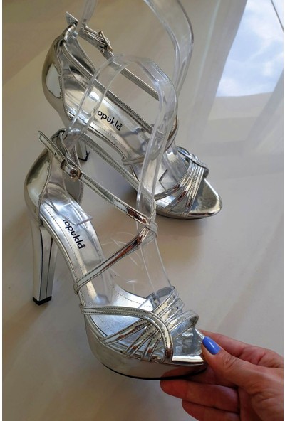Topukla 509 Abiye Ayna Ayakkabı 19P