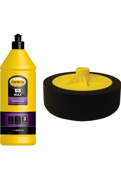 Farecla G3 Wax Cila 1 Lt + Cila Süngeri Farecla G3 Wax Cila 1 Lt + Cila Süngeri