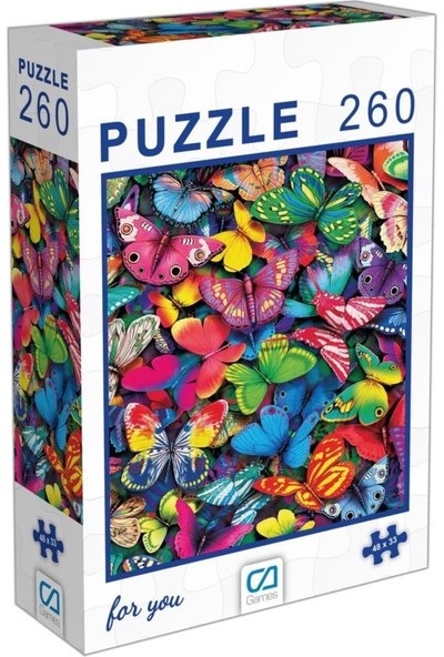 Ca Games Kelebeker Puzzle 260 Parça 48 x 33 cm