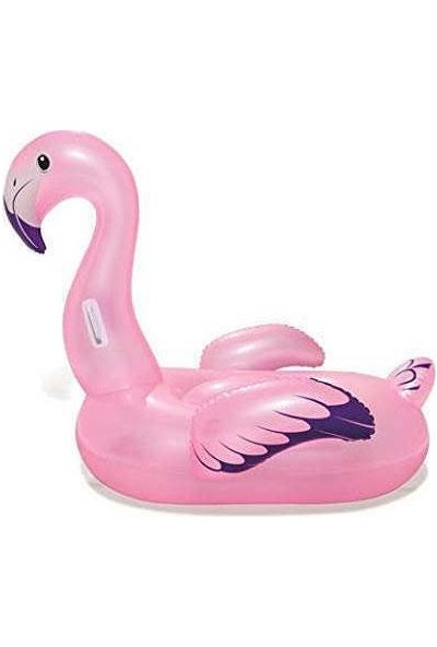 Green Bestway 41122 Tutmalı Flamingo Binici Deniz Yatağı 127X127 cm Green Bestway 41122 Tutmalı Flamingo Binici Deniz Yatağı 127X127 cm