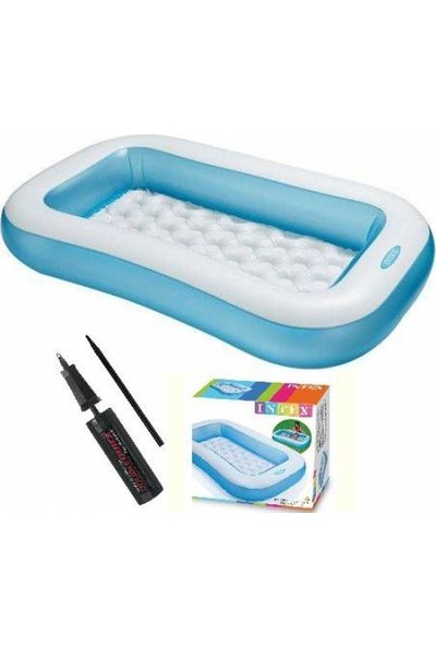 Green Intex 57403 Yumuşak Tabanlı Şişme Havuz 166X100X28 cm + Pompa Green Intex 57403 Yumuşak Tabanlı Şişme Havuz 166X100X28 cm + Pompa