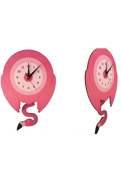Netuhaf Flamingo Sallanan Sarkaçlı Saat