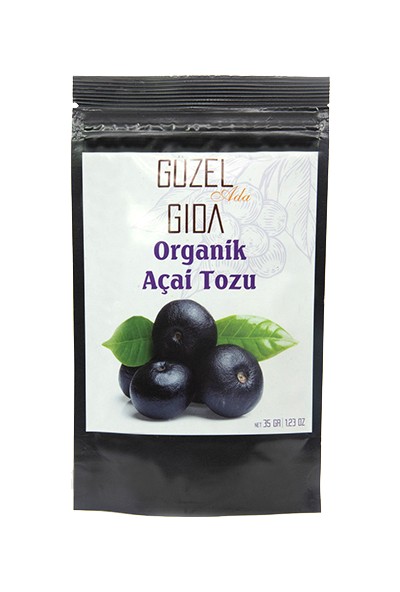 Güzel Ada Gıda Organik Açai Üzümü Tozu 35 gr Güzel Ada Gıda Organik Açai Üzümü Tozu 35 gr