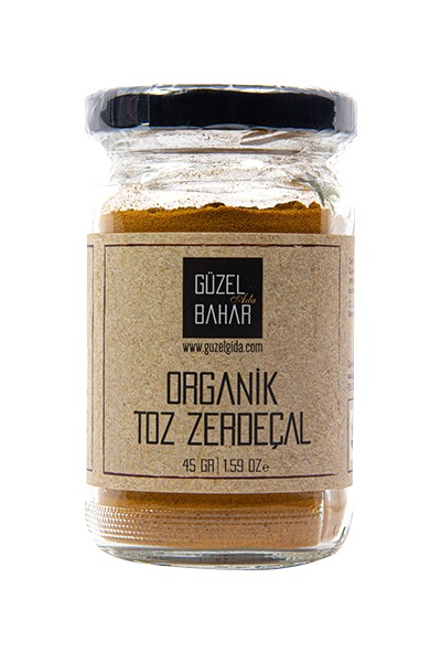 Güzel Ada Gıda Organik Toz Zerdeçal 45 gr Güzel Ada Gıda Organik Toz Zerdeçal 45 gr