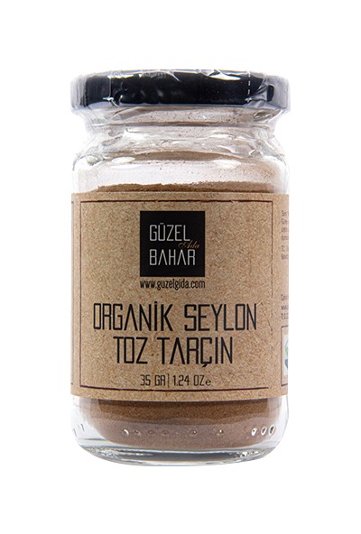 Güzel Ada Gıda Organik Seylon Toz Tarçın 35 gr Güzel Ada Gıda Organik Seylon Toz Tarçın 35 gr