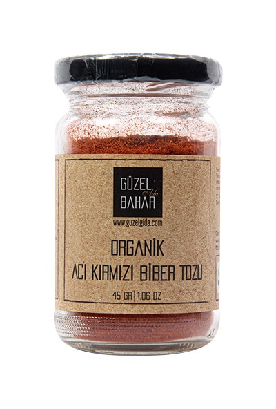Güzel Ada Gıda Organik Acı Chili Kırmızı Biber 60 gr Güzel Ada Gıda Organik Acı Chili Kırmızı Biber 60 gr