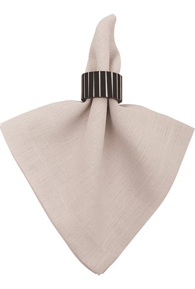 Zeren Home Simsiz Keten Dertsiz Kumaş Servis Peçetesi 6'lı Set Bej Zeren Home Simsiz Keten Dertsiz Kumaş Servis Peçetesi 6'lı Set Bej