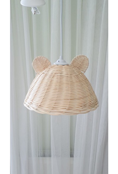 Bohem Stil Rattan Bambu Hasır Ayıcık Avize Bohem Stil Rattan Bambu Hasır Ayıcık Avize