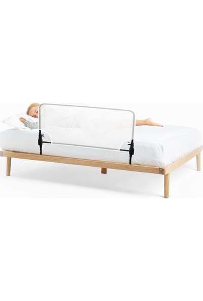 Agubugu Baby - Desensiz Beyaz Fileli Katlanabilir Yatak Bariyeri 120 cm Agubugu Baby - Desensiz Beyaz Fileli Katlanabilir Yatak Bariyeri 120 cm